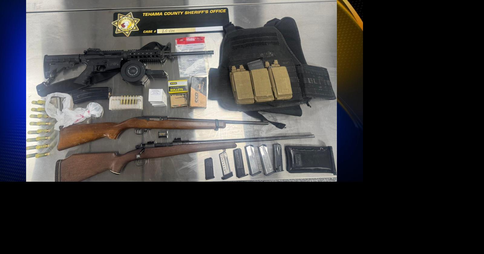 Convicted felon arrested after weapons, body armor, and ammunition ...