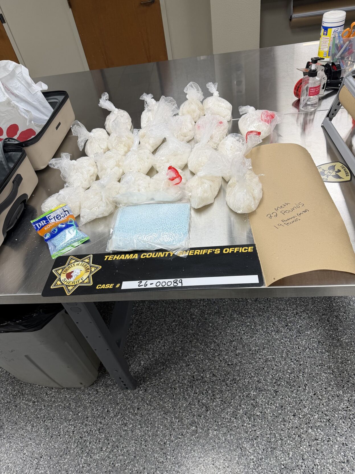 Traffic stop in Corning leads to large meth and fentanyl seizure on I-5 ...