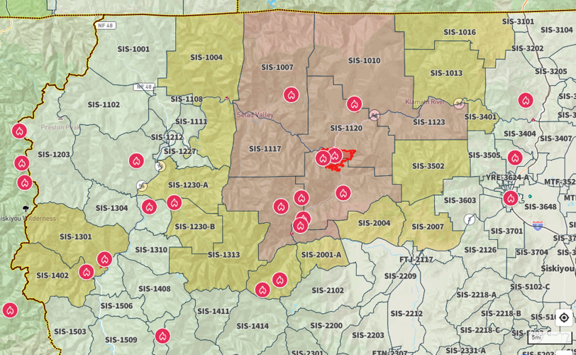 Happy Camp Complex at 31,991 acres, 64% containment | Fire Watch ...