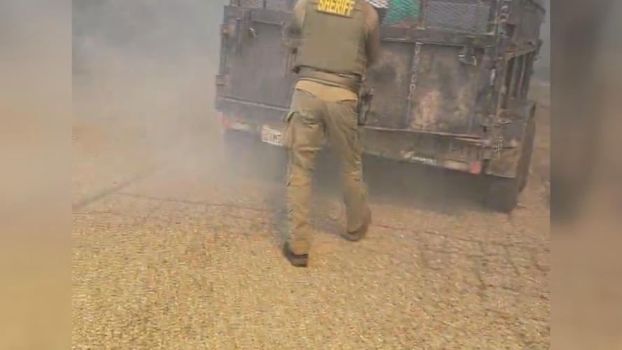EXCLUSIVE: Mill Fire rescue caught on body camera | News ...