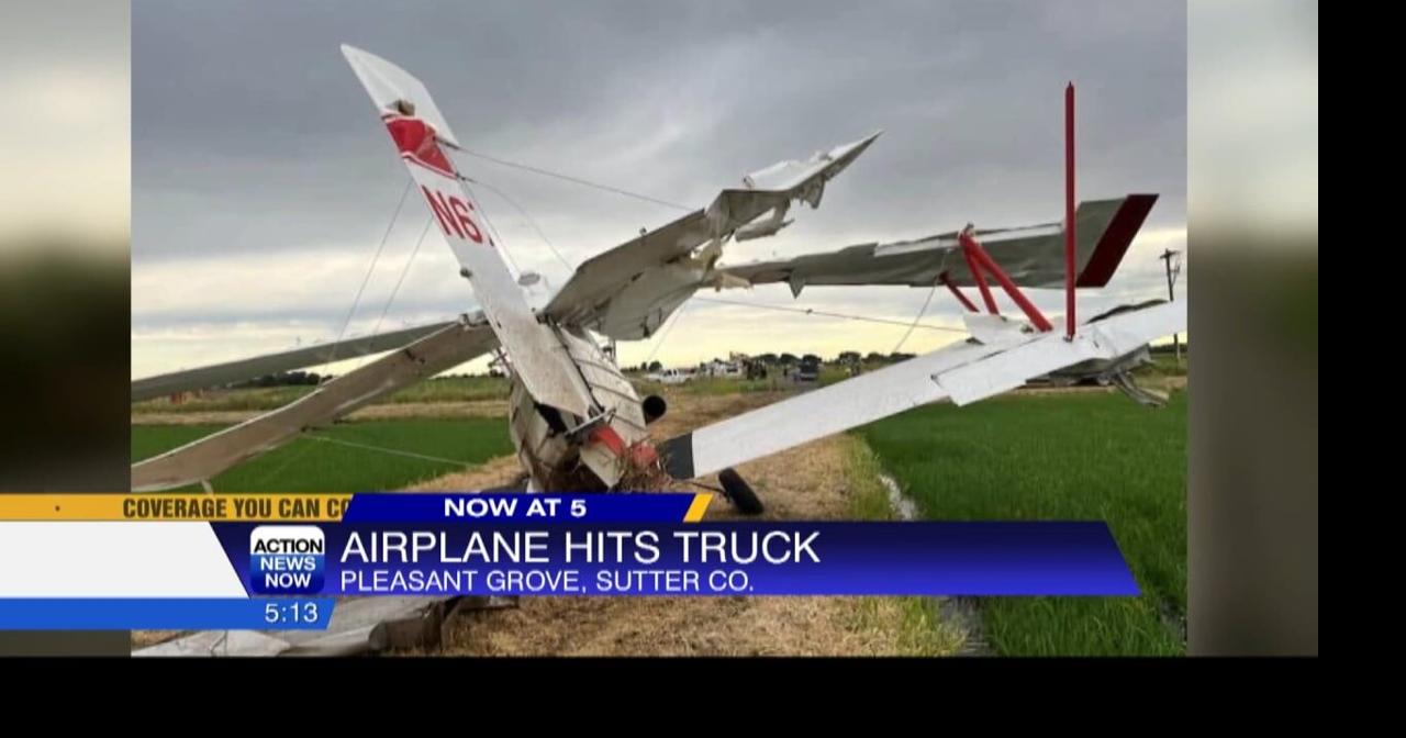 Crop duster collides with Ford F-150 in Sutter County | Video ...