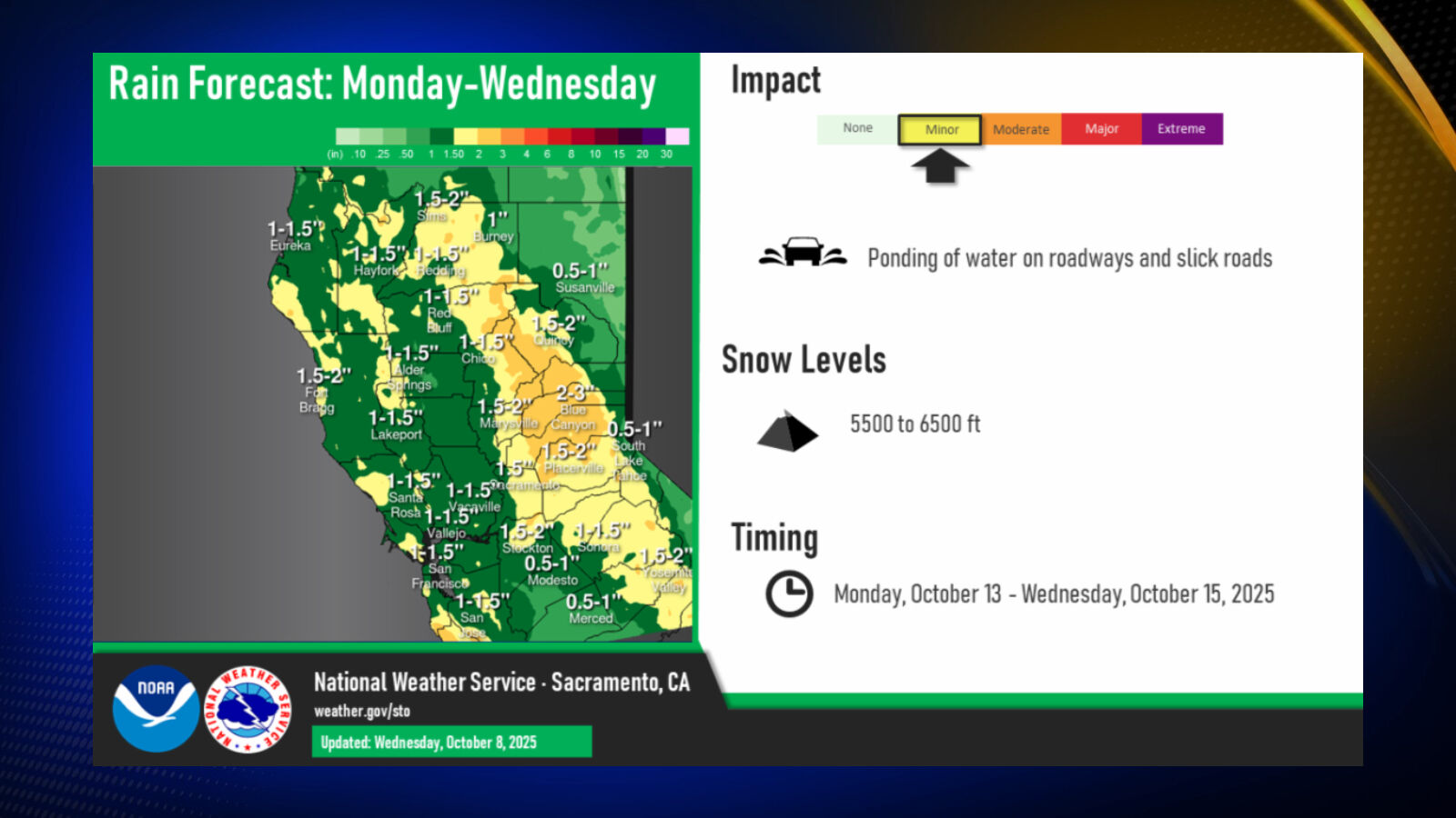 Caltrans issues traffic alert for wet weather and winter conditions ...