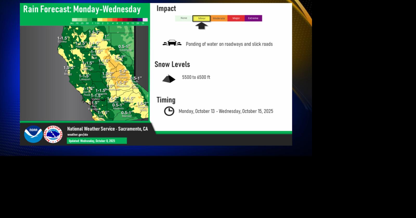 Caltrans issues traffic alert for wet weather and winter conditions ...