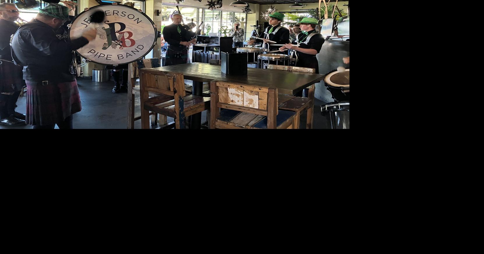 The Jefferson Pipe Band paraded around Redding for St. Patrick's Day ...