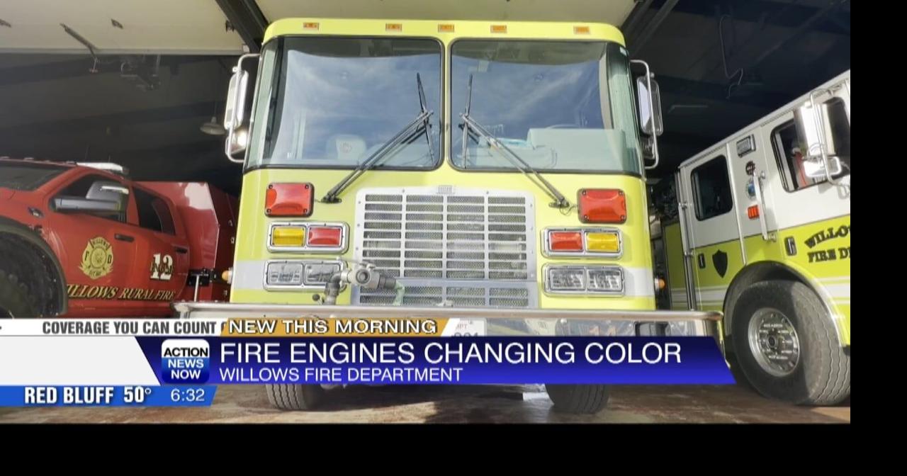 Willows Fire Department to change colors of fire engines from yellow to ...