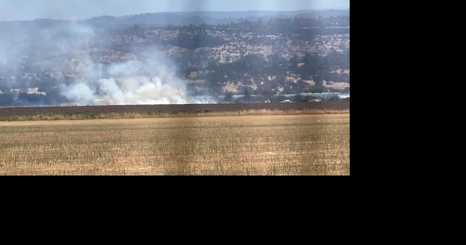 Chico Fire Department burning 185 acres of grass at Chico Airport ...