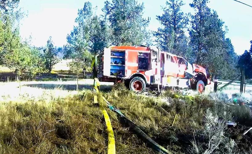 Three firefighters injured in CAL FIRE fire engine rollover on Highway ...