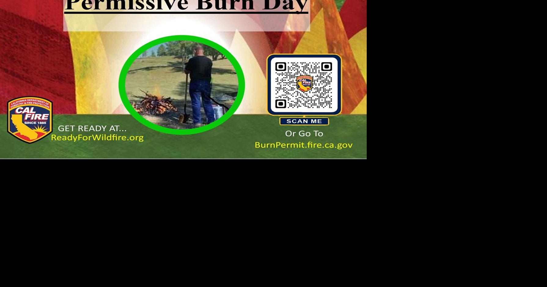 Butte County burn day status: Burning allowed Today and tomorrow, with ...