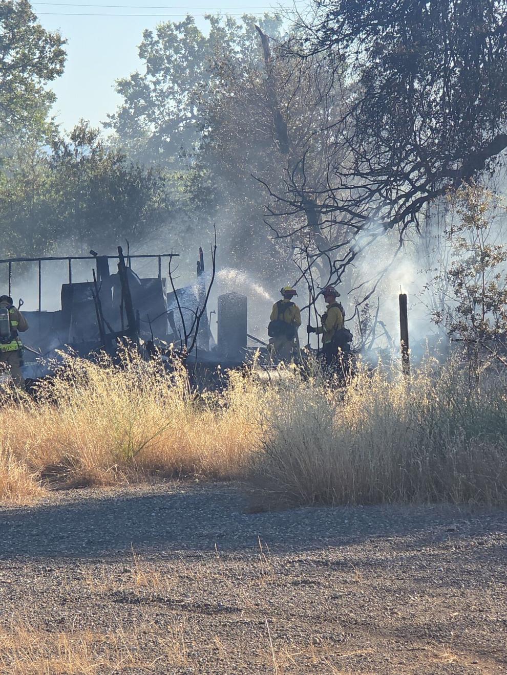Fire in south Redding destroys vacant building | News | actionnewsnow.com