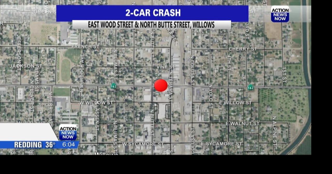 Willows Fire Department responds to two-car crash in WIllows | Video ...