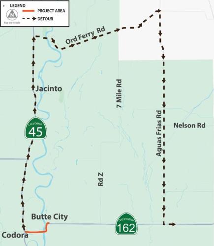 Overnight closures scheduled for Butte City Bridge on Highway 162 for ...