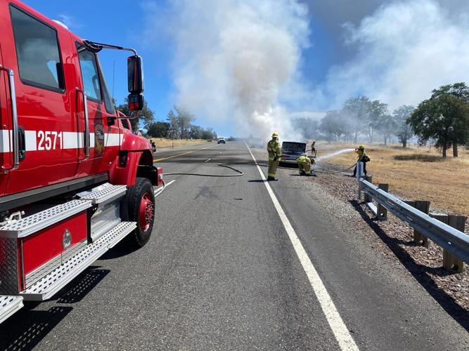Crews at scene of car fire on Highway 36 East | News | actionnewsnow.com