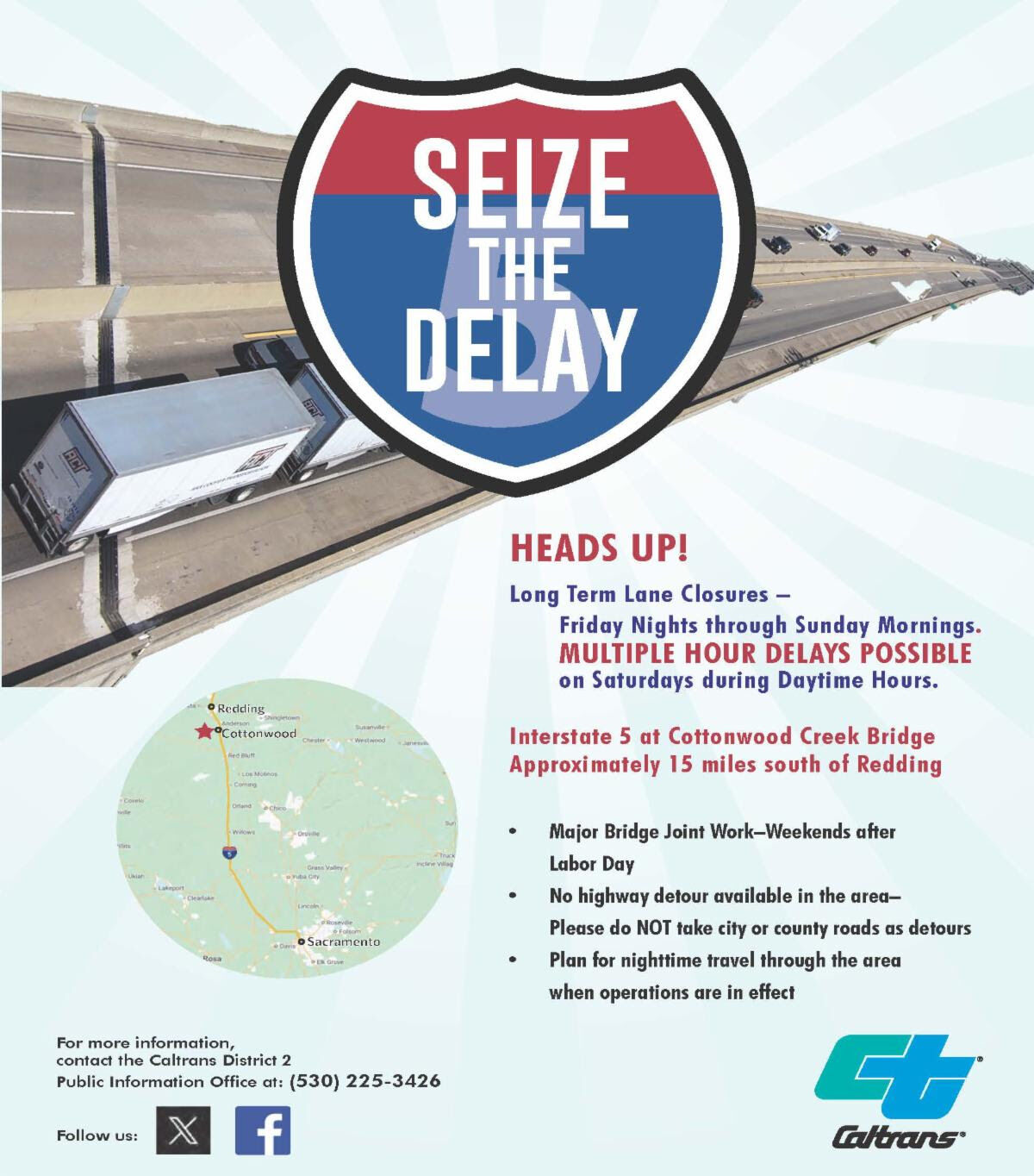 Caltrans says significant traffic delays anticipated for bridge joint ...