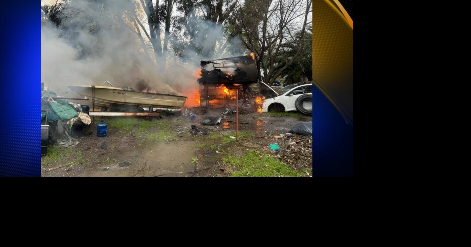 CAL FIRE crews contain travel trailer fire in El Camino | News ...