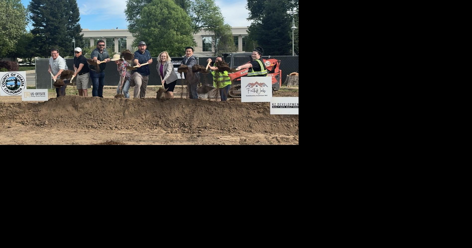 New homeless housing facility breaks ground in Redding | News ...