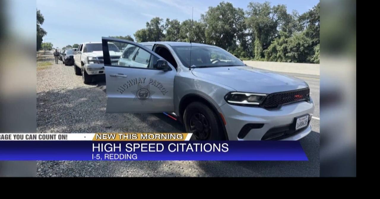 New CHP patrol car in Redding stops speeding drivers | Video ...