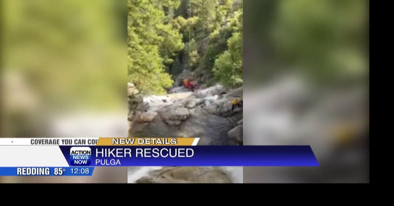 Rescue in Pulga: Hiker saved after 30-foot fall in Butte County | Video ...