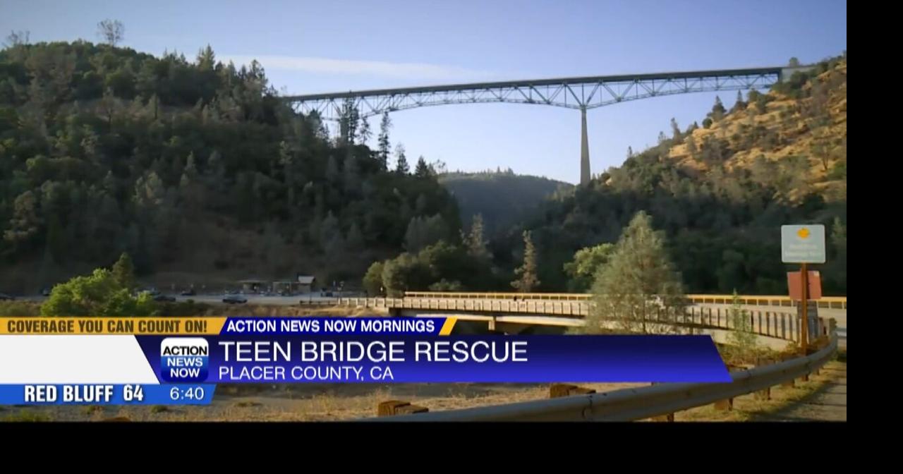 Two teens were rescued from a 700-foot drop underneath a bridge in ...