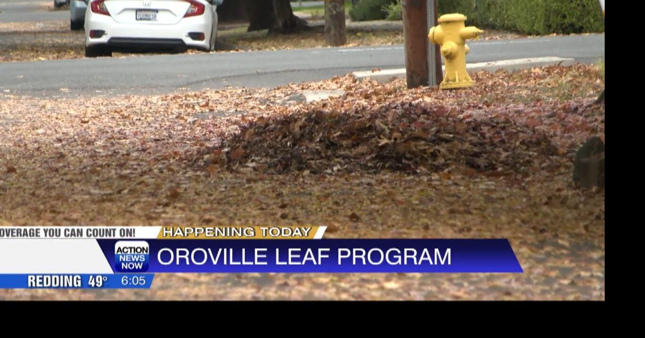 Oroville launches leaf collection to prevent city flooding | Video ...