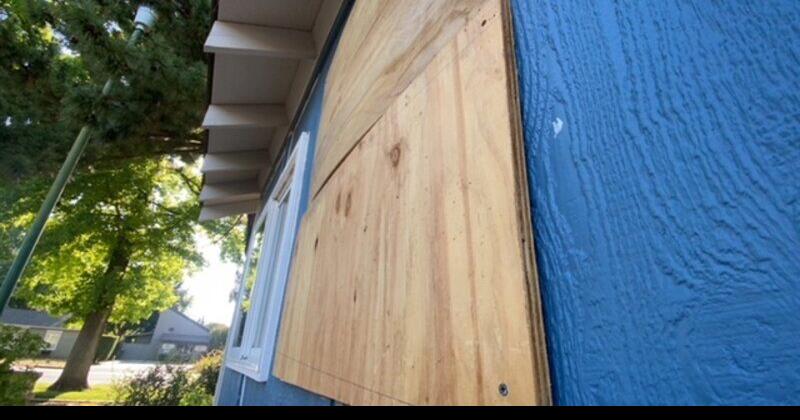 Tiny home vandalized, evidence of the damage still on site | Local ...