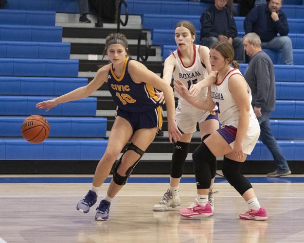 PHOTOS: Girls basketball - CM Lady Eagles 67, Roxana Lady Shells 29 ...