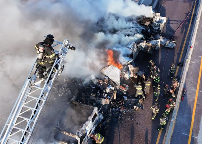 Truck fire and accident snarls traffic for hours Tuesday | Local News ...