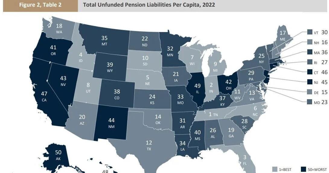 Unfunded pension liability has each Illinoisan on hook for $37,000 ...