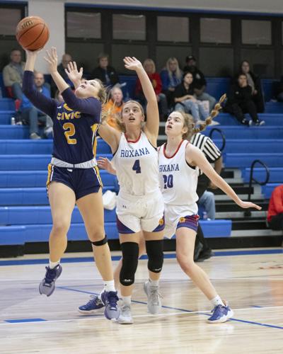 PHOTOS: Girls basketball - CM Lady Eagles 67, Roxana Lady Shells 29 ...