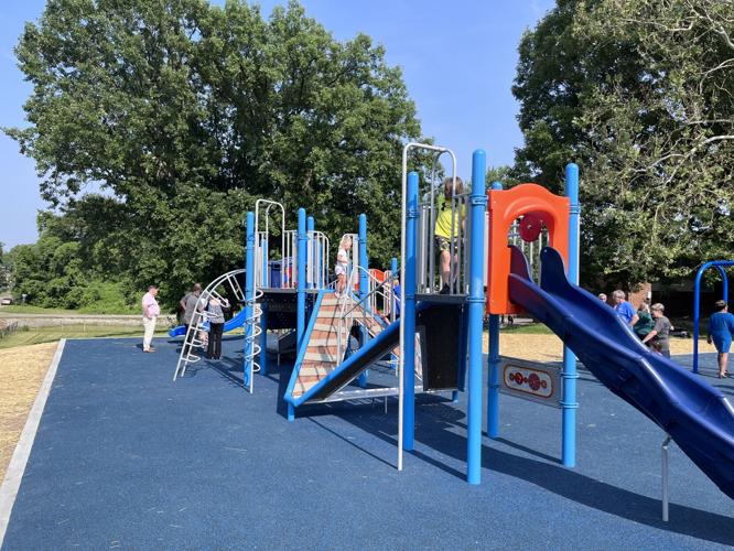 Club cuts ribbon on new playground | Local News | advantagenews.com
