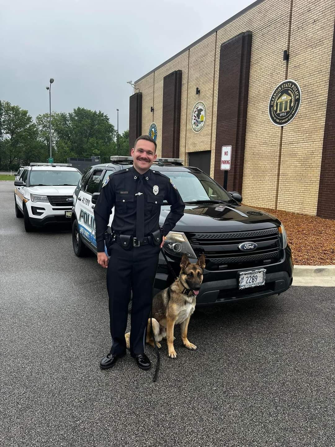 Alton Police Department dealing with loss of K9 Odin | Local News ...