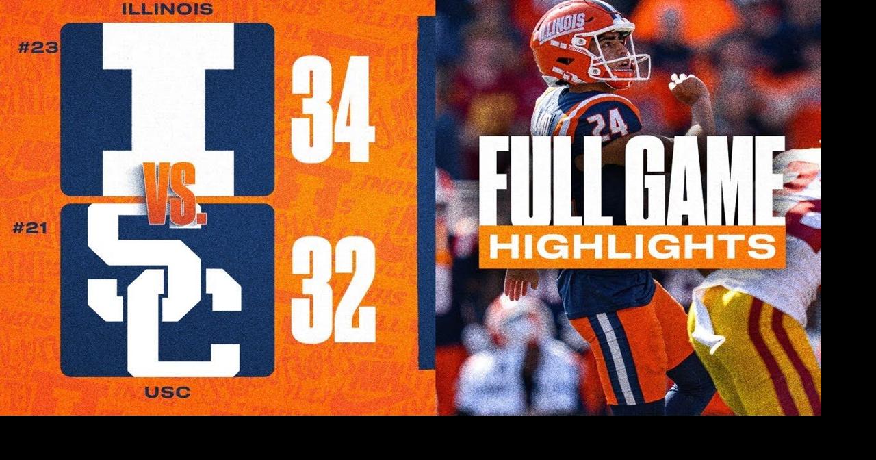 #23 Illinois vs. #21 USC | Full Game Highlights 9/27/25 | Sports ...