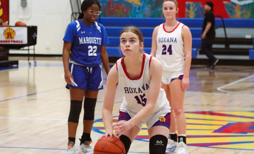 PHOTOS: Girls basketball - Roxana Shells 41, Marquette Explorers 34 (OT ...