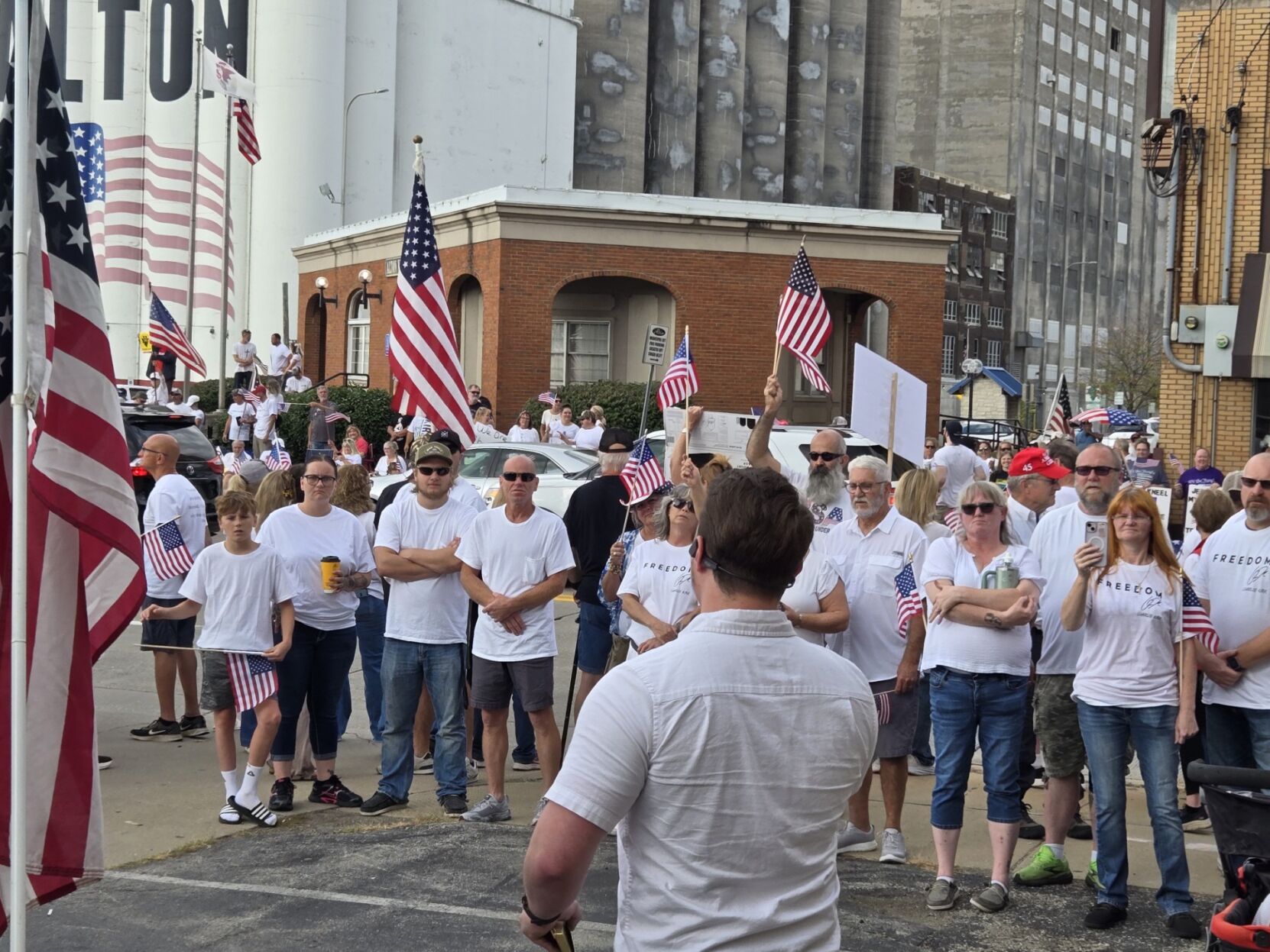 Remembering Charlie Kirk rally held in Alton | Local News ...
