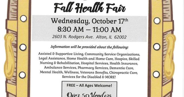 Treasure Your Health: Fall Health Fair | | advantagenews.com