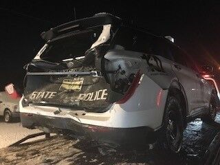 Two ISP vehicles hit over the weekend | Local News | advantagenews.com