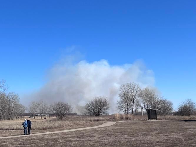 Smoke rises during a burn day at Missouri state park | Local News ...