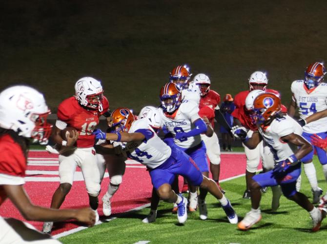 PHOTOS: Alton vs. East St. Louis football at Public School Stadium ...