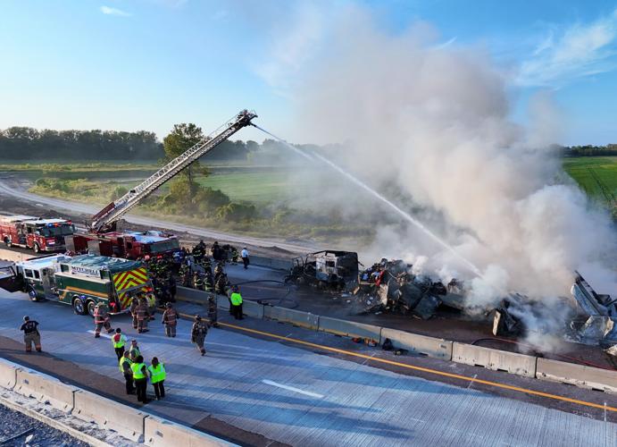 Truck fire and accident snarls traffic for hours Tuesday | Local News ...