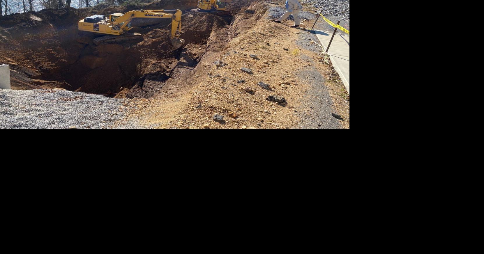 Nearly to bottom of giant hole | News | advertisergleam.com