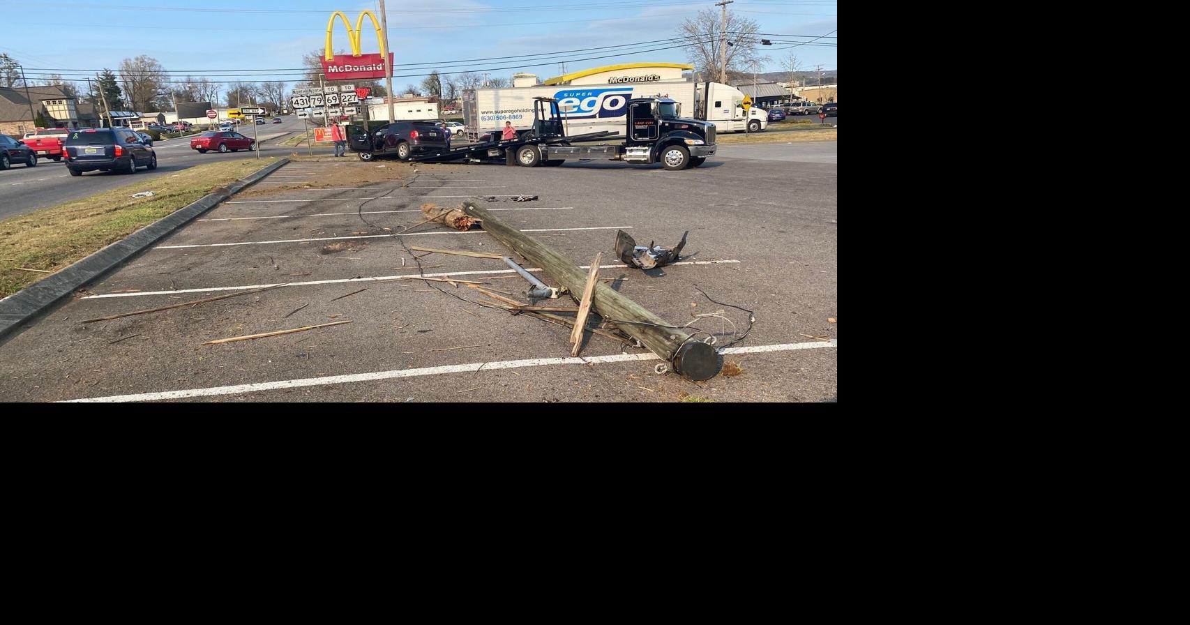 Ran off road, hit utility pole | News | advertisergleam.com
