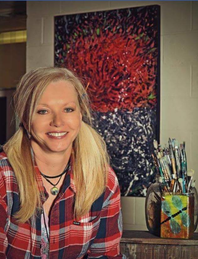 Sandy Mann's Abstract Art Coming to Arts Council | Arts & Entertainment ...