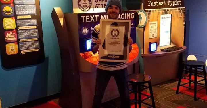 He's the World's Fastest Texter | News | advertisergleam.com
