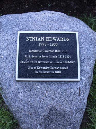 Ninian Edwards statue taken off pedestal, future location uncertain ...