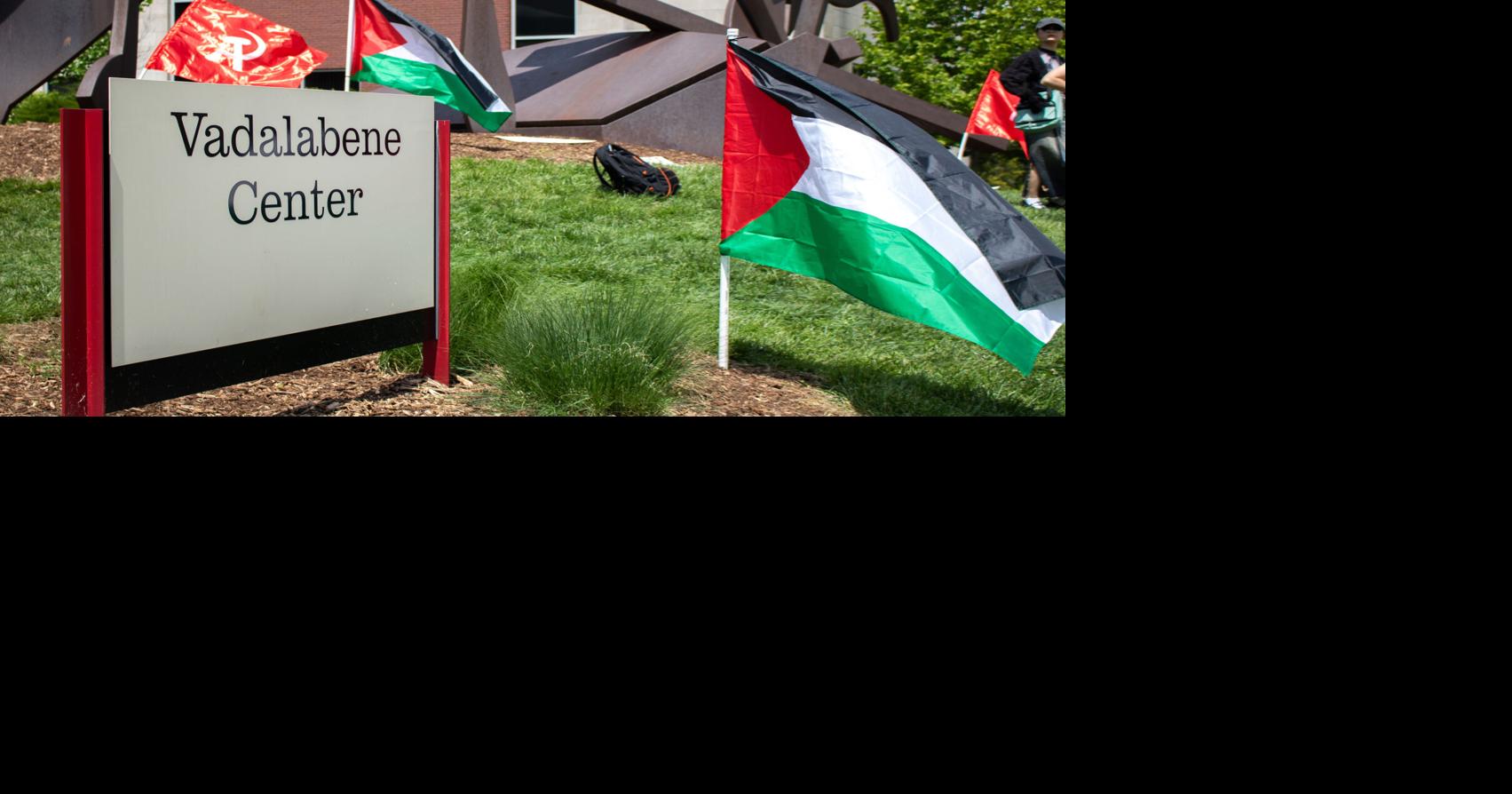 Students, faculty protest during graduation, call for ending war in ...