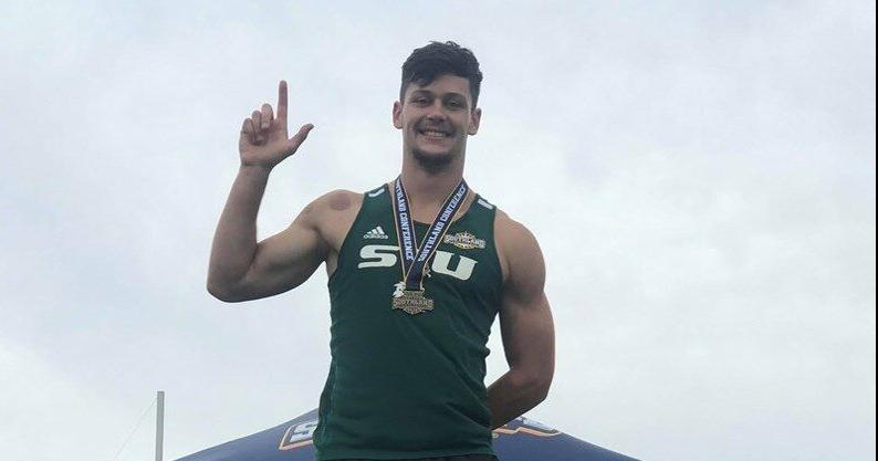 SLU's DiSanza wins javelin title Saturday at Southland Indoor ...
