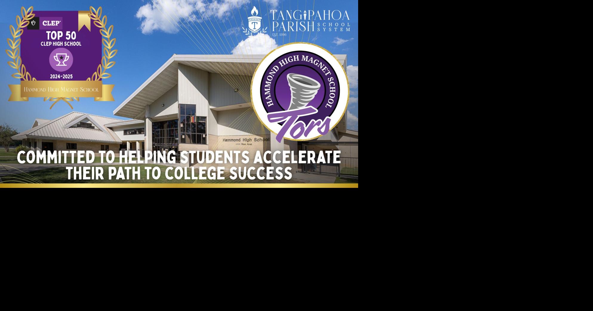 Hammond High Magnet School recognized as a Top 50 CLEP high school for ...