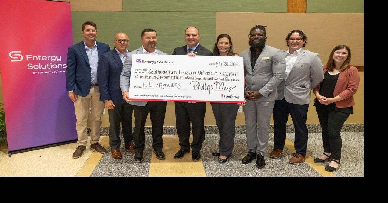 Southeastern receives donation from Entergy Solutions | Education ...
