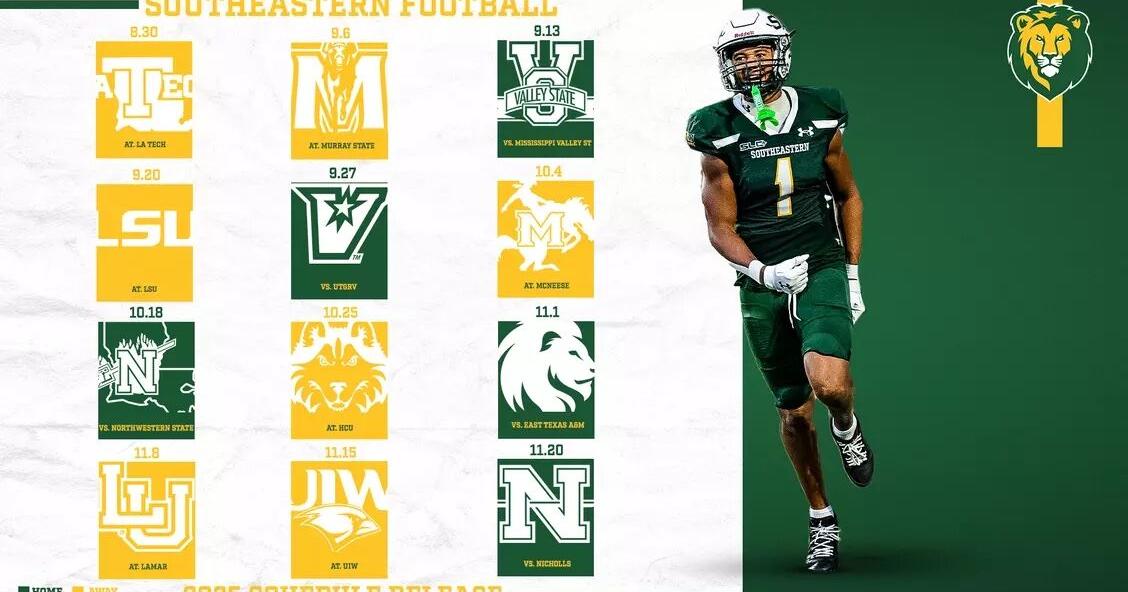 FOOTBALL: SLU announces 2025 schedule | Sports | an17.com