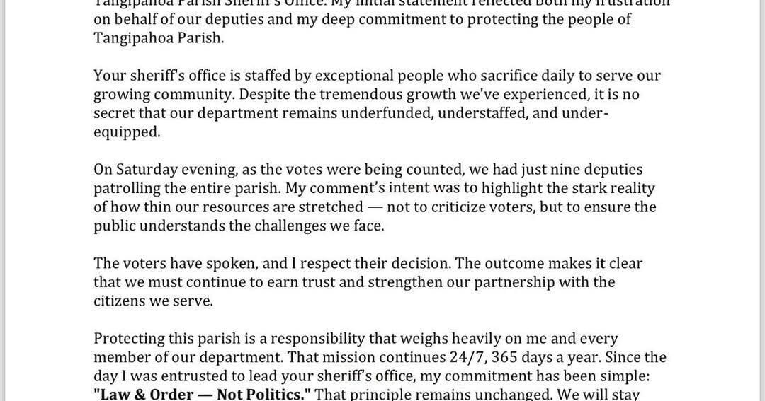 Sheriff reaches out to community | Latest Stories | an17.com