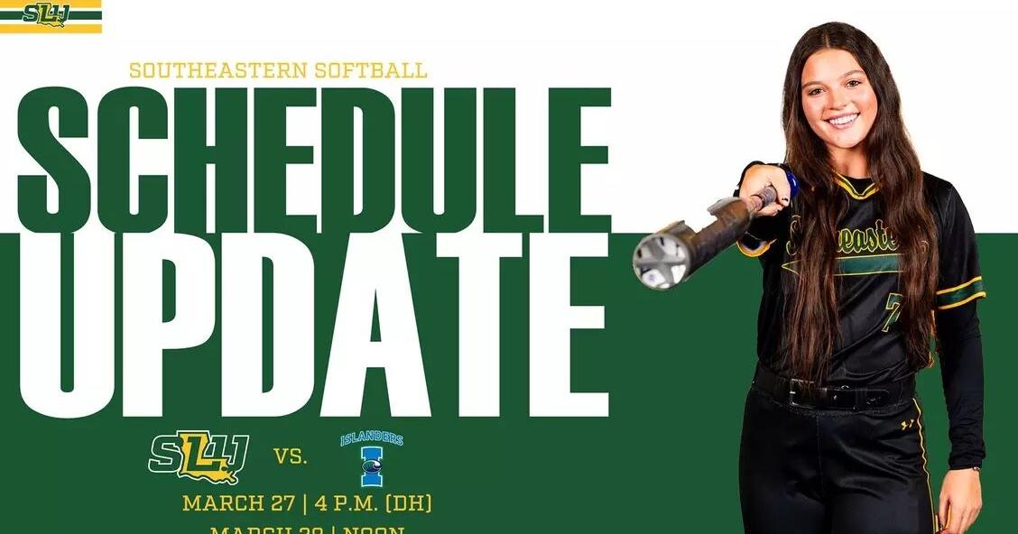 SOFTBALL: Southeastern alters schedule for series with Islanders ...